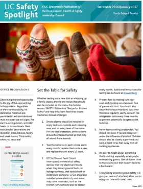 Safety Spotlight Newsletter | RISK & SAFETY SOLUTIONS